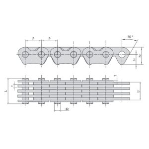 timing silent chains for car engine industry application